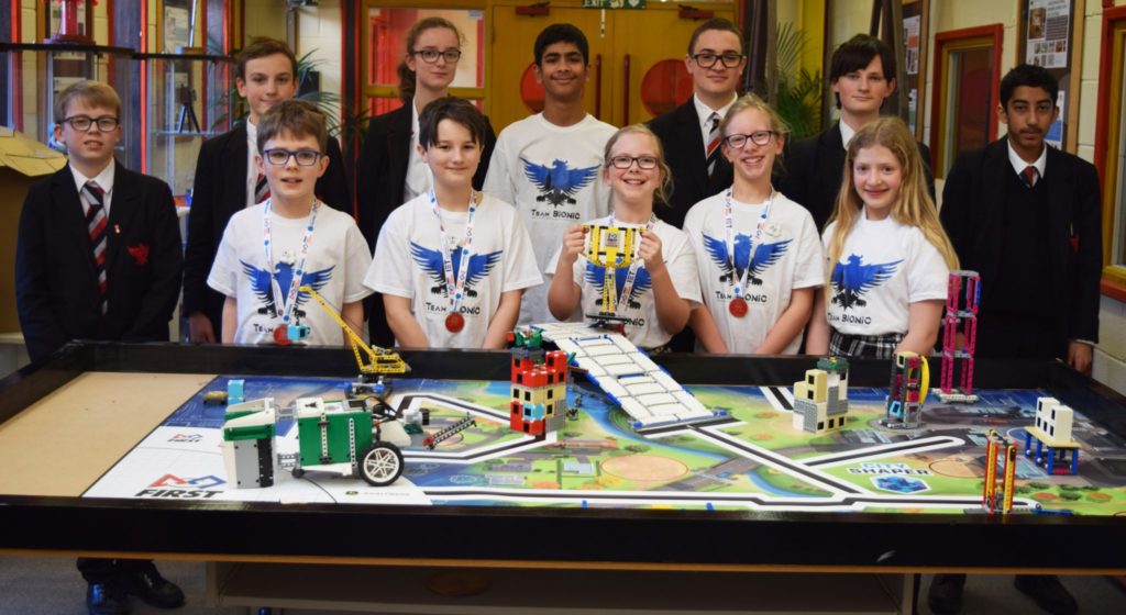 Team Bionic Win Best Designed Robot - Bedford Modern School