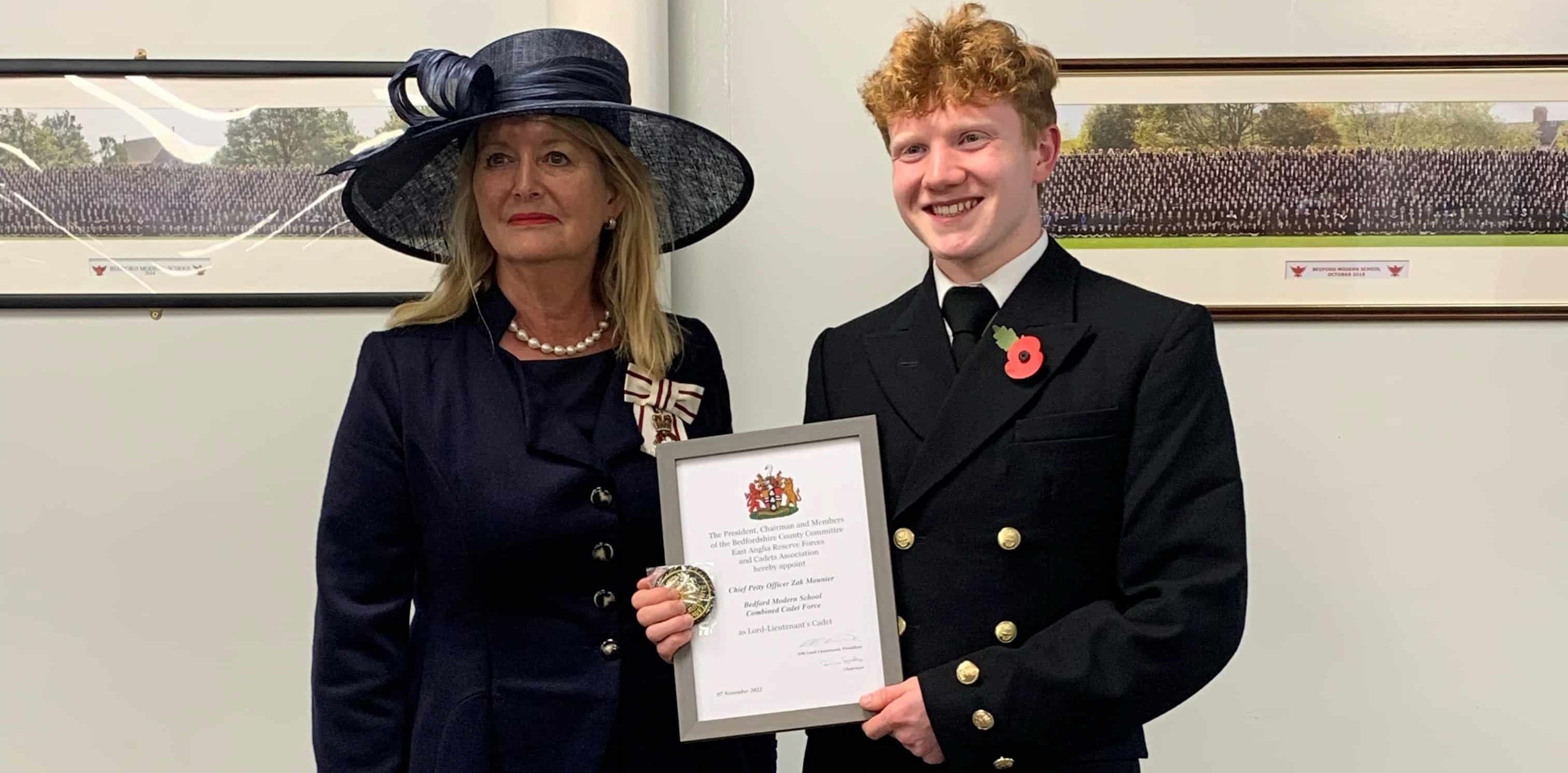 BMS Student Appointed as Bedfordshire Lord-Lieutenant Cadet - Bedford ...